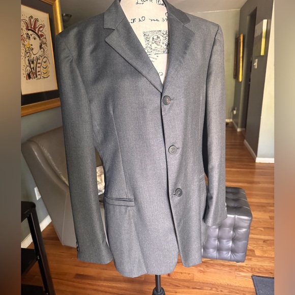 Versace | Suits & Blazers | Versace Mens Gray Wool Suit | Poshmark